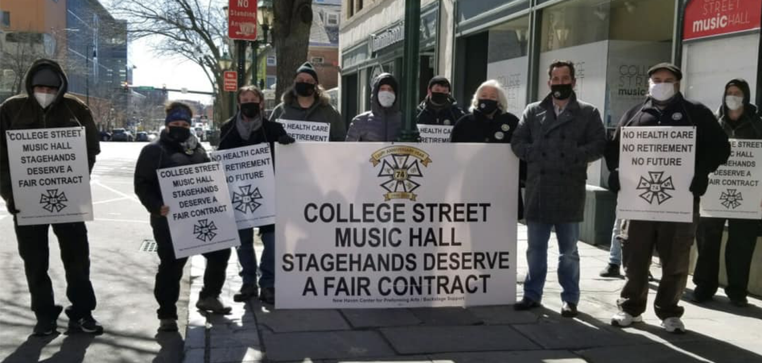 Local 74 stagehands and College Street Music Hall reach agreement - IATSE