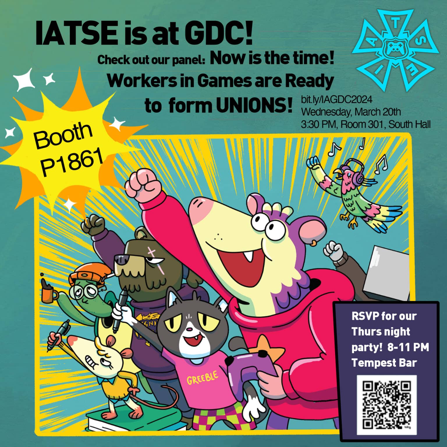 IATSE to Power Up Presence at 2024 Game Developers Conference, to Host ...